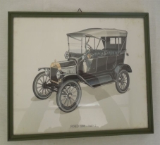 Stampa macchina Ford T 1908